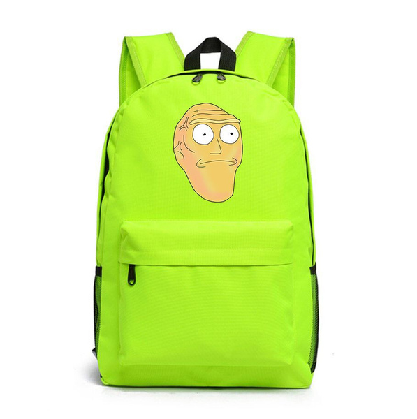 Рюкзак Большая голова (Rick and Morty) зеленый №9 - купить с доставкой ...