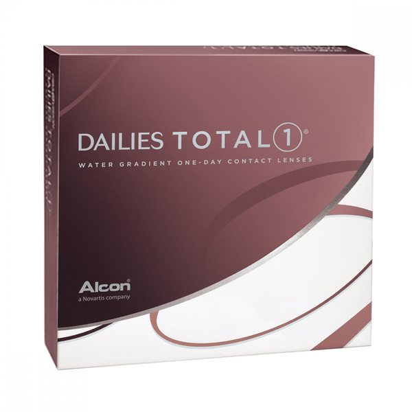 Alcon Контактные линзы Dailies Total 1, 90 шт., 90 шт., -6.00 / 8.5/ 1 ...