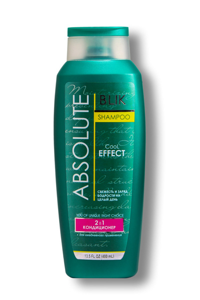 Шампунь ABSOLUTE BLIK 2 в 1, 400мл - купить с доставкой по выгодным ценам в интернет-магазине ...
