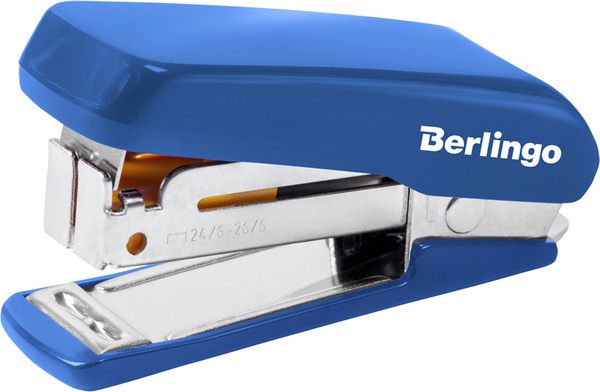 Мини-степлер Berlingo Comfort №24/6, 26/6, до 20 л, синий - купить с ...