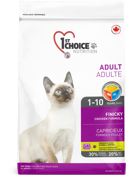 1st CHOICE Finicky Сухой корм д/кошек привередливых к еде Цыпленок ...