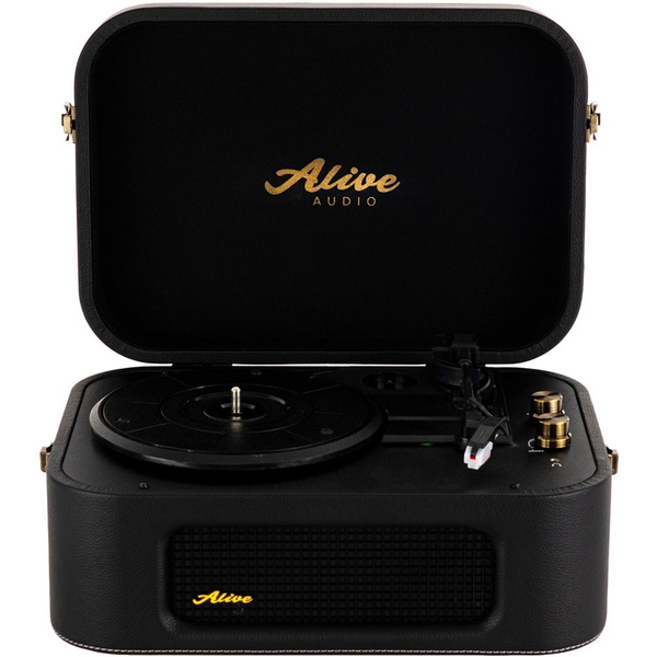 Проигрыватель виниловых пластинок Alive Audio Stories Glam Noir STR-06 ...