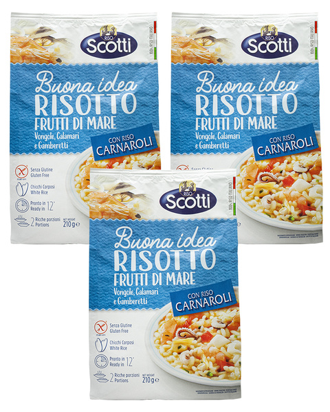 Ризотто Riso Scotti с морепродуктами 210 гр. - 3 шт - купить с ...