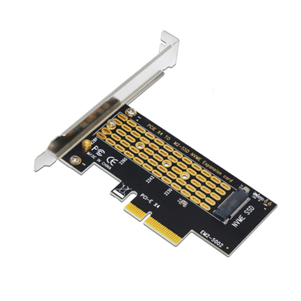 Плата расширения PCI-E 3.0 X4 для NVMe M.2 NGFF M Key SSD Riser EM2 ...