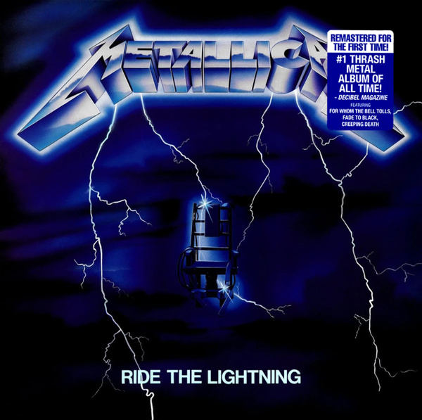 Metallica. Ride The Lightning (LP), 180g, Remastered, Blackened ...