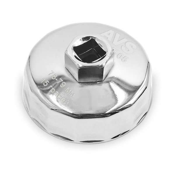 Съемник масляного фильтра (чашка) 78-79 мм, 15 граней AVS FWCT-05 ...