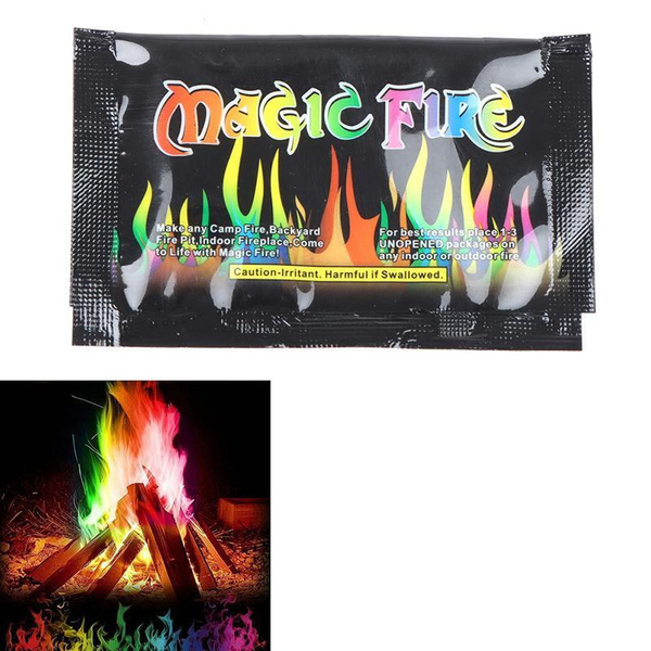 Волшебный огонь / набор для опытов цветное пламя (фокусы, юный химик) / для камина и костра ...