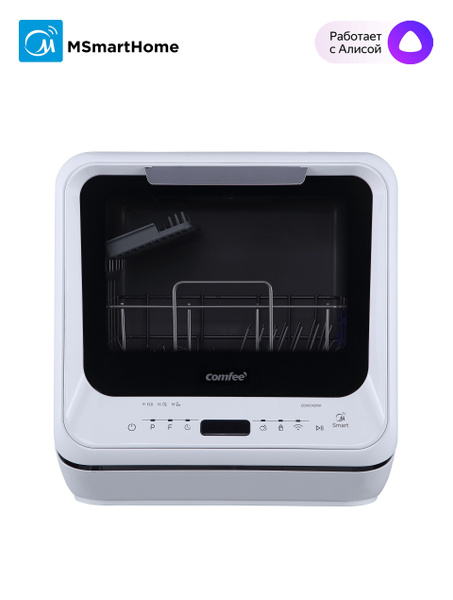 Компактная посудомоечная машина с Wi-Fi Comfee CDWC420Wi, белый, мойка ...