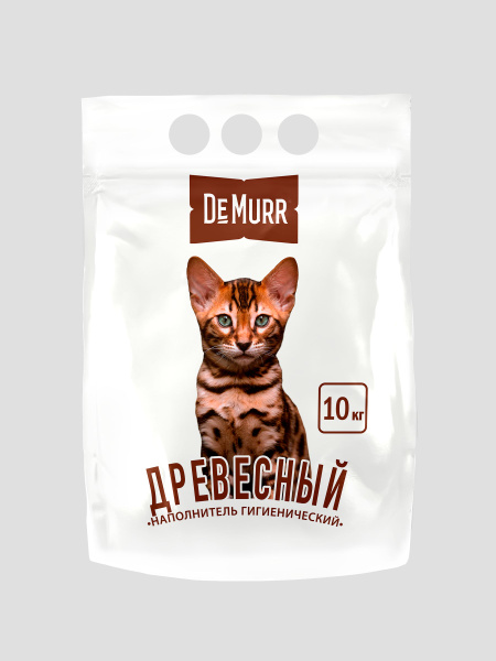 Древесный наполнитель "DeMurr" 10кг купить на OZON по низкой цене ...