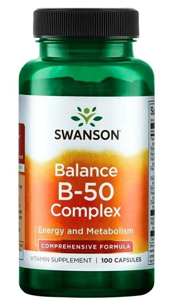 Balance B-50 Complex 100 caps Swanson США / Баланс Б-50 комплекс 100 ...