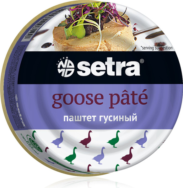Паштет Setra гусиный 100 г - купить с доставкой по выгодным ценам в ...
