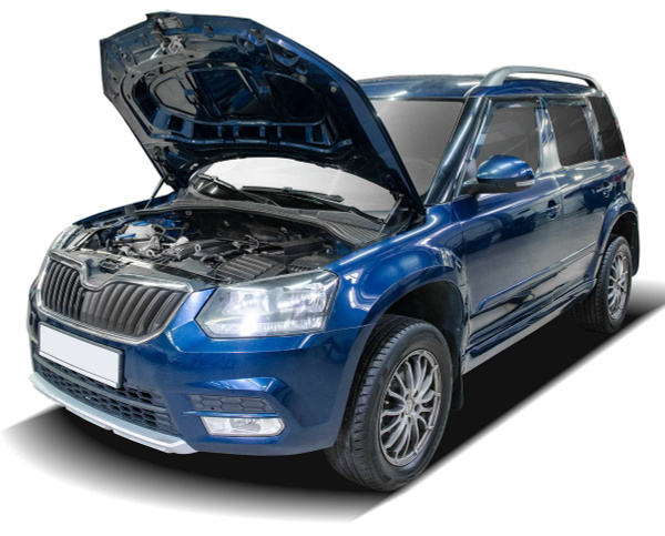 Газовые упоры капота АвтоУпор для Skoda Yeti I рестайлинг 2013-2018, 2 ...
