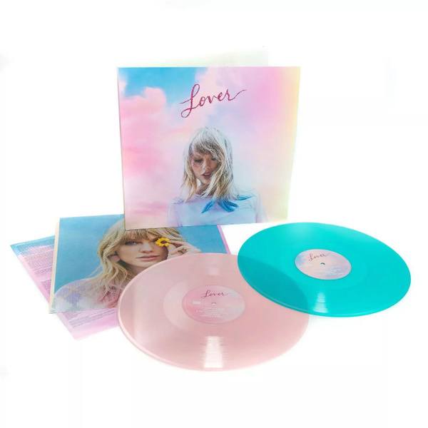 Taylor Swift. Lover (2LP Gatefold / Baby Pink & Light Blue Translucent ...