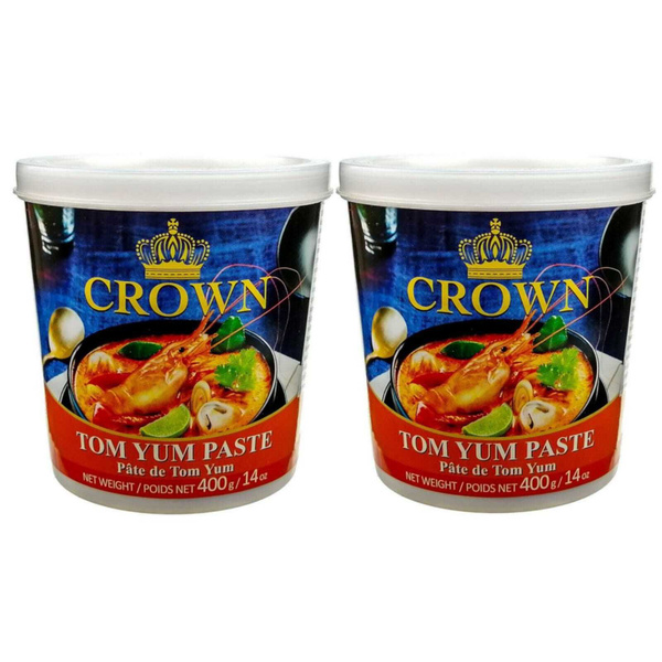 Паста Том Ям Crown Tom Yum Paste 400 г, 2 шт - купить с доставкой по ...