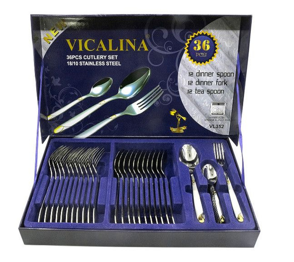 vicalina Набор столовых приборов, 36 предм. - купить с доставкой по ...