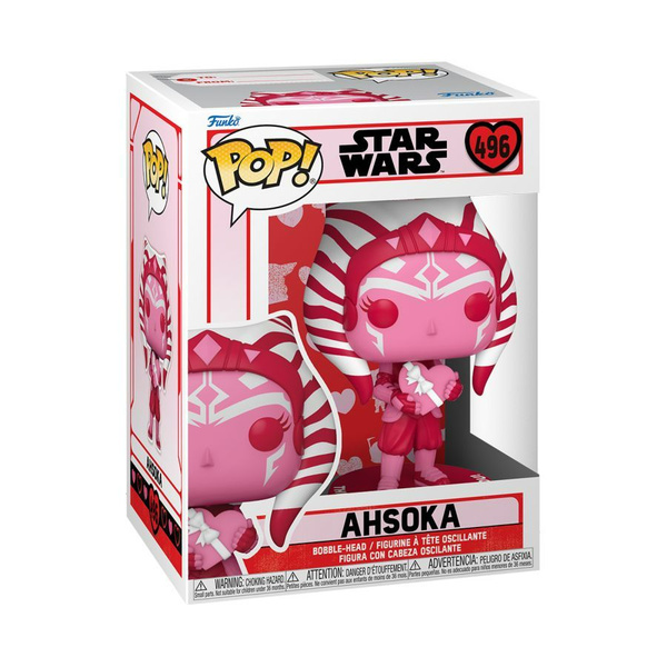 Фигурка Funko POP! Bobble Star Wars Valentines Ahsoka 60120 (496) купить на OZON по низкой цене ...