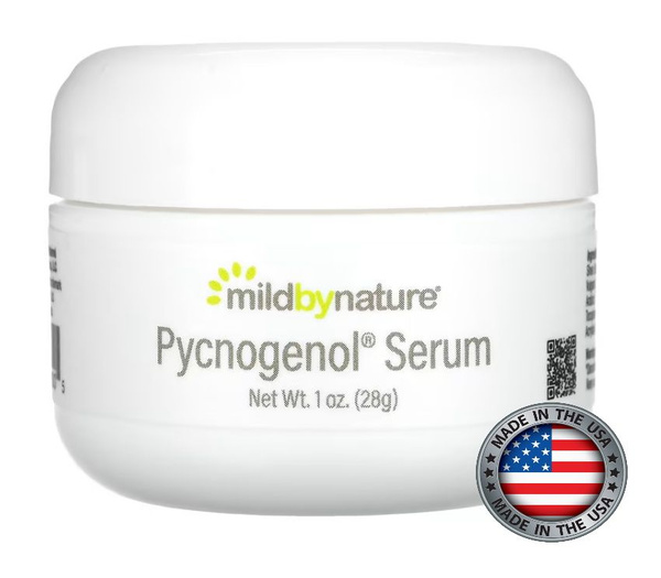 Mild By Nature, Pycnogenol, сыворотка (крем),Успокаивает кожу и борется ...