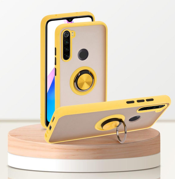 Чехол для Xiaomi Redmi Note 8T ( Редми Нот 8Т ), с кольцом, магнитный ...