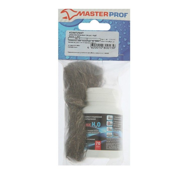 Герметик MasterProf, белый - купить по низким ценам в интернет-магазине OZON (1118448899)