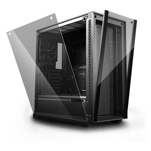 Корпус MidiTower Deepcool MATREXX 70 ADD-RGB 3F Black E-ATX 4x120mm ...