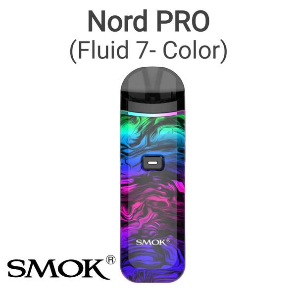 SMOK Nord Pro Pod Kit (FLUID 7-COLOR), вейп под СМОК Норд Про, без ...