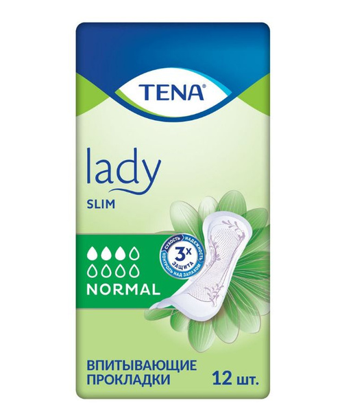 Прокладки урологические женские Tena Lady Slim Normal, 12 шт купить на ...