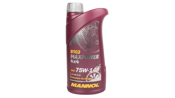 Масло трансмиссионное MANNOL MAXPOWER GL-5 75W140 1л - купить по ...