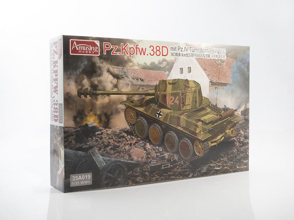 Сборная модель танка Немецкий танк Pz. Kpfw 38D, масштаб 1/35 - купить ...