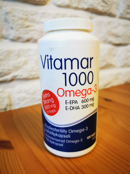 Vitamar 1000 Omega-3 (омега-3), 100 капсул (Финляндия) - купить с ...