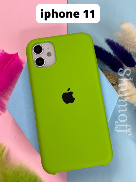Чехол на iphone 11 противоударный / чехол на айфон 11 / салатовый ...