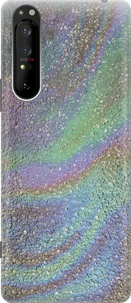 Силиконовый чехол Бензиновый рисунок на Sony Xperia 1 II / Сони ...