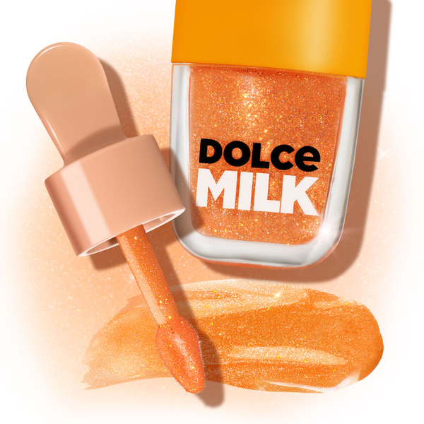 Dolce Milk, Блеск для губ, Gelato, полупрозрачный, Гоу-гоу Манго ...