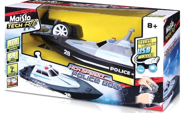 Лодка на радиоуправлении Maisto Speed Boat (USB Ver.) 2.4 GHz 82196 RC ...