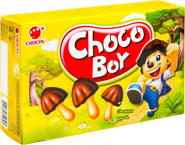 Печенье Choco Boy 45г - купить с доставкой по выгодным ценам в интернет ...
