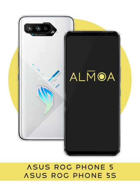 Силиконовый чехол на Asus ROG Phone 5/5s / Асус Рог Фон 5/5s прозрачный ...