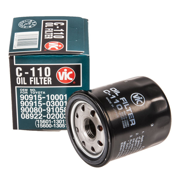 Фильтр масляный Vic C-110 Toyota Тойота RAV4 OE 9091510001 - купить по ...