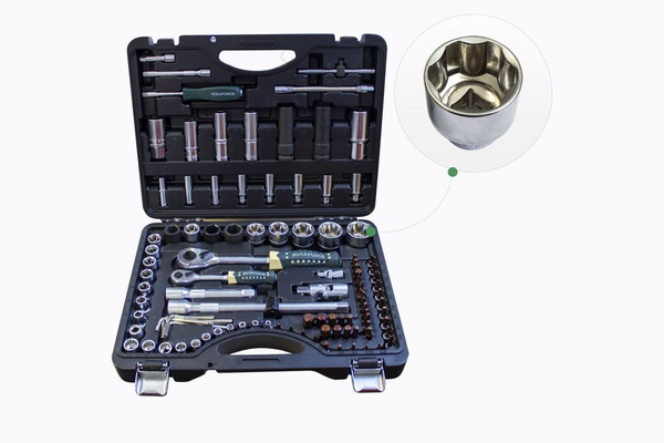 Набор инструментов 94+6пр. 1/4'',1/2''(сорв.гр.) Rock FORCE RF-4941-7 Premium купить на OZON по ...