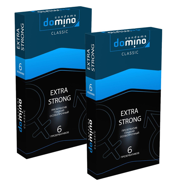 Презервативы Domino Classic Extra Strong 12 шт купить с доставкой по