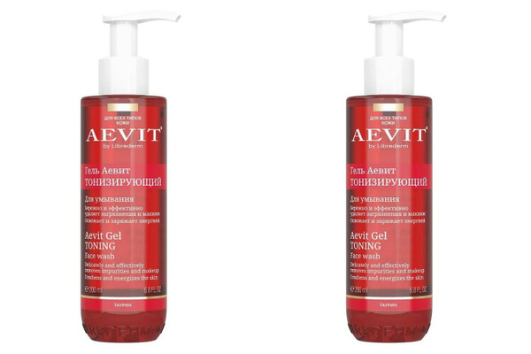 Aevit by Librederm Гель тонизирующий для умывания, 200 мл, 2 шт ...