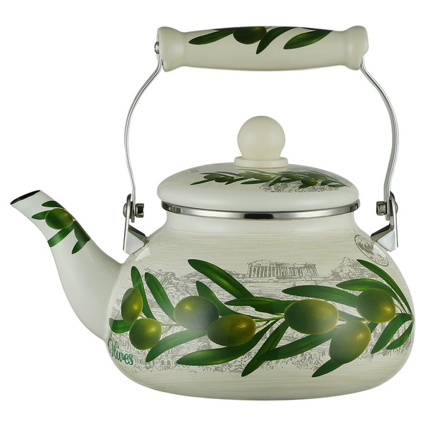 Чайник эмалированный GREEN FAMILY Z-4397 2,5л - купить с доставкой по ...
