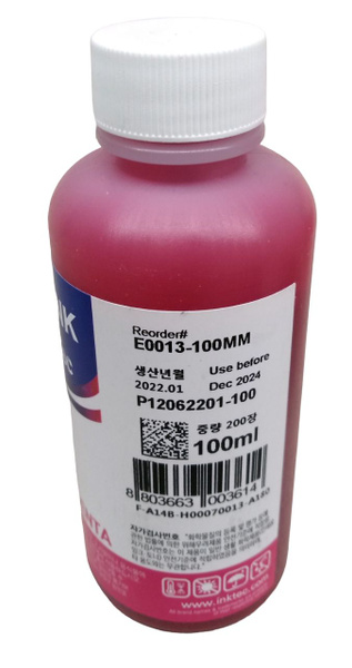 Расходник для печати InkTec e0013, Пурпурный (magenta), для струйного принтера, оригинал купить ...