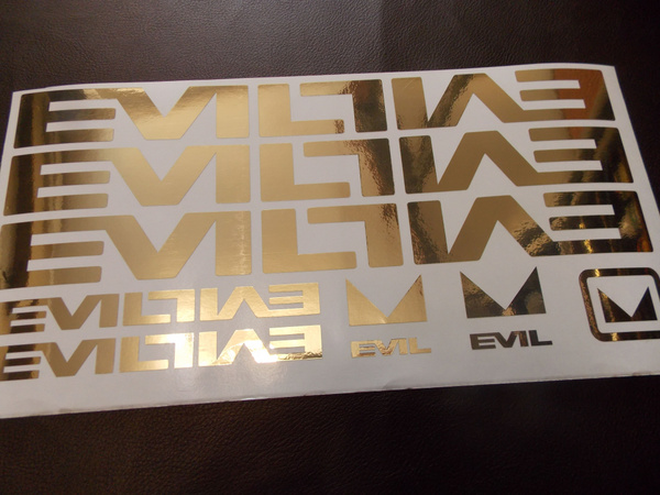 Evil наклейки для велосипеда на раму, MTB Stickers - купить с доставкой ...