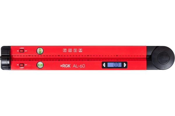 Линейка/угольник RGK AL-60 600мм, Алюминий - купить по выгодным ценам в интернет-магазине OZON ...