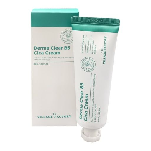 VILLAGE 11 FACTORY Derma Clear B5 Cica Cream Увлажняющий питательный ...