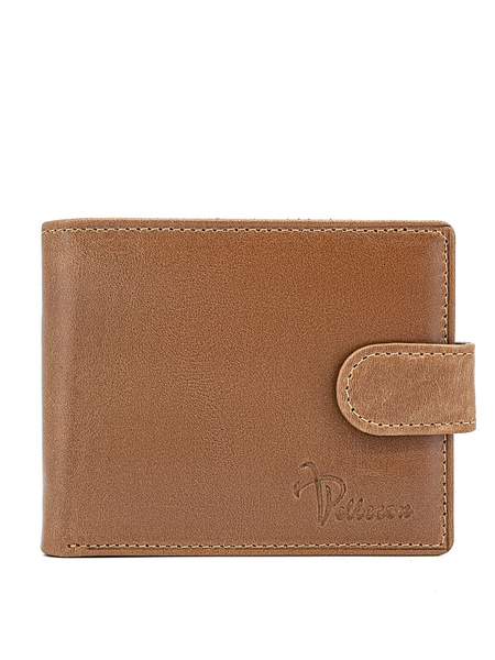Портмоне мужское из натуральной кожи Pellecon, песочный - купить с ...