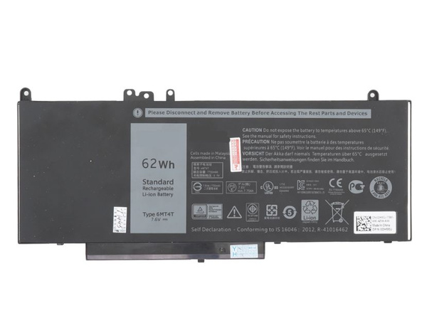 Аккумулятор (батарея) для ноутбука Dell Latitude 5470 (6MT4T 7,6V 7775 ...