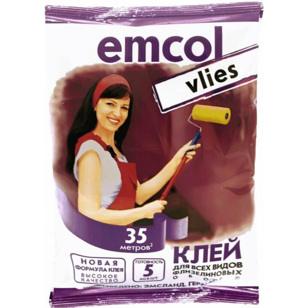 Клей для обоев emcol Флизелин 250 г 4607133680411 - купить с доставкой ...