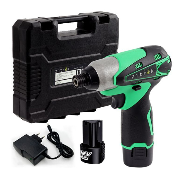 Гайковерт аккумуляторный Zitrek ZKIS12 (12 B, Li-Ion акк. 2x2.0Ач, кейс ...