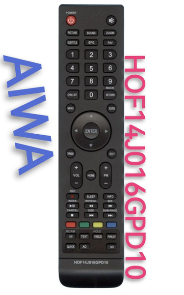 Пульт ДУ HUAYU пульт для телевизоров AIWA /АЙВА HOF14J016GPD10 - купить ...