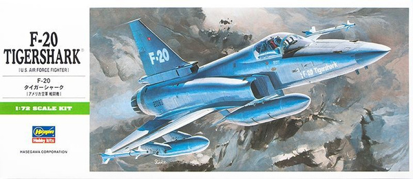 Характеристики Сборная модель Самолёт F-20 Tigershark 00233 Hasegawa H-B3 1/72 US Air Force ...